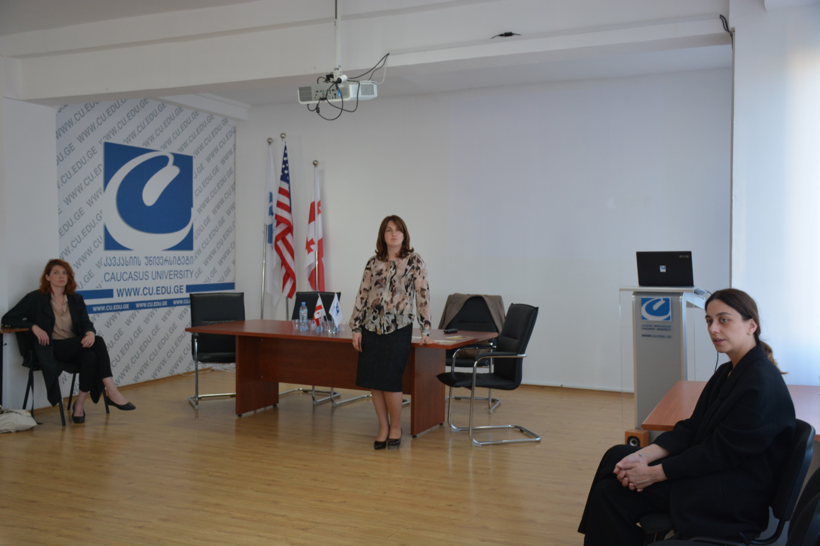 Representatives of EY Georgia at CU